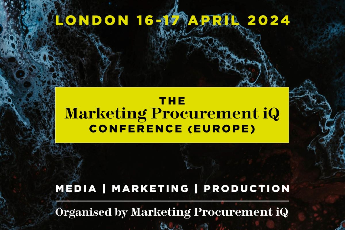 The Marketing Procurement iQ Conference (Europe) 2024 launched by ...